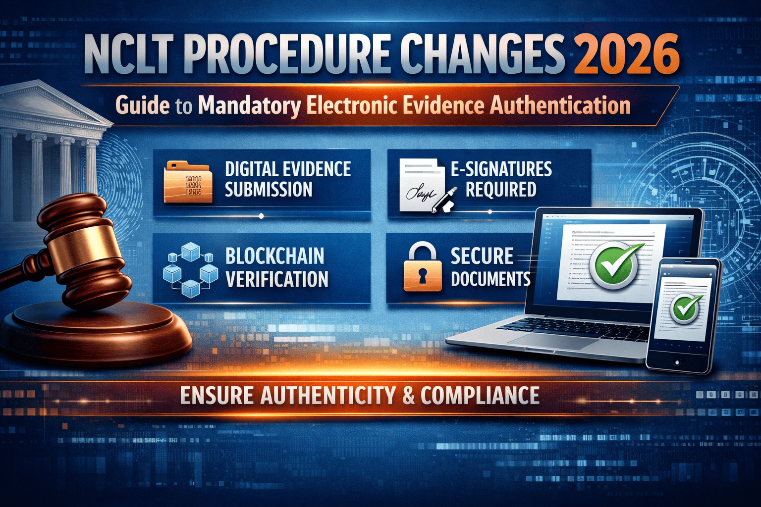 Mandatory Electronic Evidence Authentication 2026: NCLT - Lawsathi