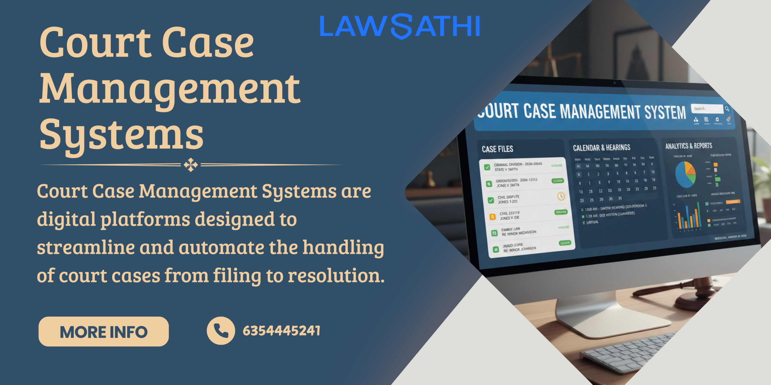 Court Case Management Systems for Procedural Control in Modern Courts